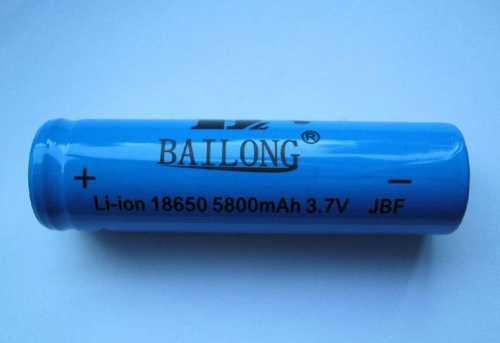 Литиевая аккумуляторная батарея bailong 3,7