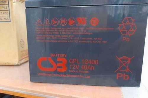 Аккумулятор csb 12v 40a/h
