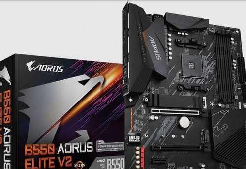 Материнская плата gigabyte b550 aorus elite v2