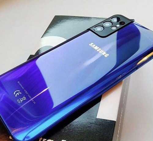 Телефон Samsung s21 ultra blue