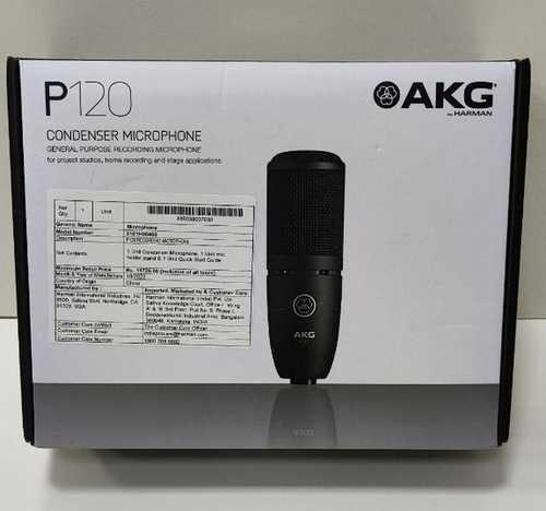 Студийный микрофон AKG P120 новый