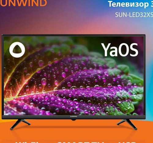 32" Телевизор SunWind SUN-LED32XS305, full HD, чер