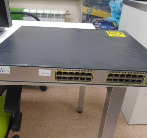 Коммутатор Cisco 3750G с ушами 24-port описание