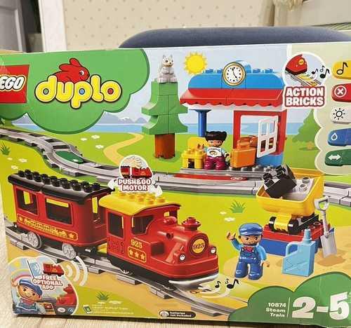 Lego duplo железная дорога 10874  лего 10872