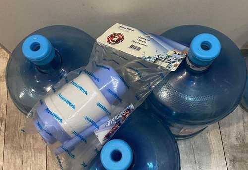 Бутылки 19л для воды и помпа