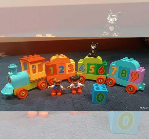 Lego duplo 10847 поезд