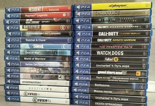 Игры (диски) для PS4