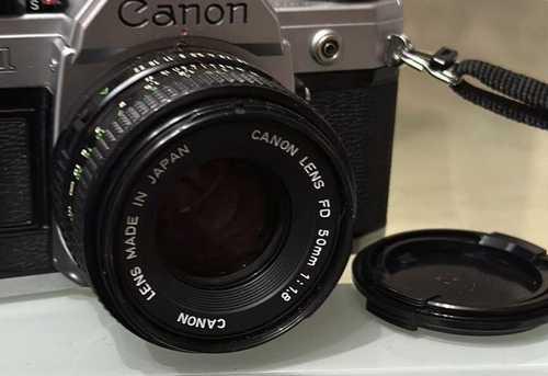 Плёночный фотоаппарат Canon AE 1 Olimpus mji 2