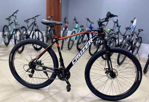 Велосипед горный Черный-оранжевый