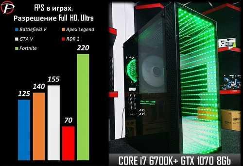 Игровой пк core i7-6700k / GTX 1070 / SSD 480Gb