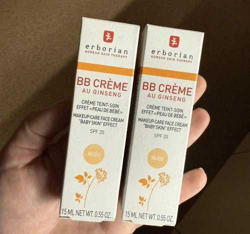 Erborian bb cream nude 15мл