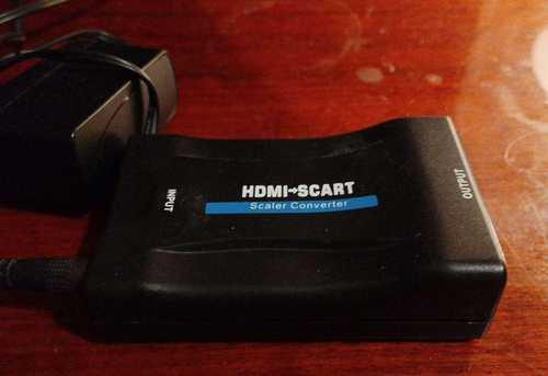 Переходник с hdmi на scart