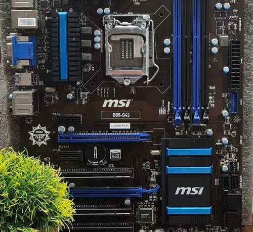 MSI B85 G43 (Материнская плата 1150 сокет)