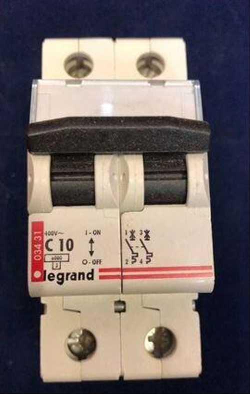 Выключатель Legrand автомат 2пол