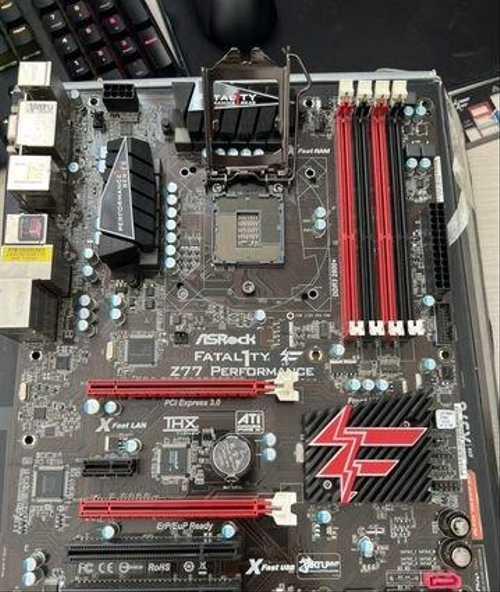 Материнская плата asrock fatality z77