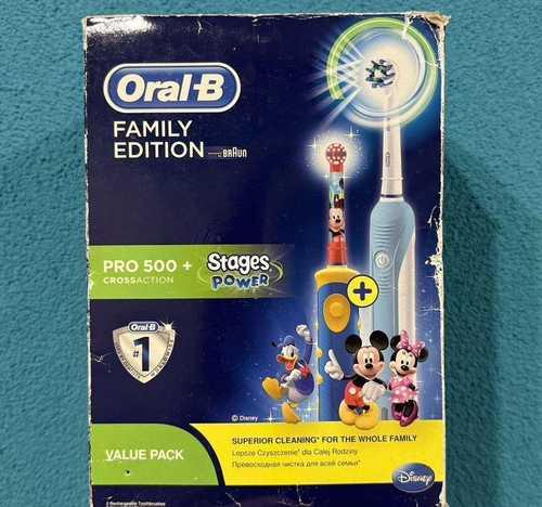 Набор щеток oral b family edition