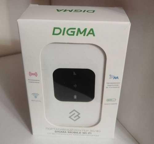 Мобильный wifi роутер 4g/3G Digma