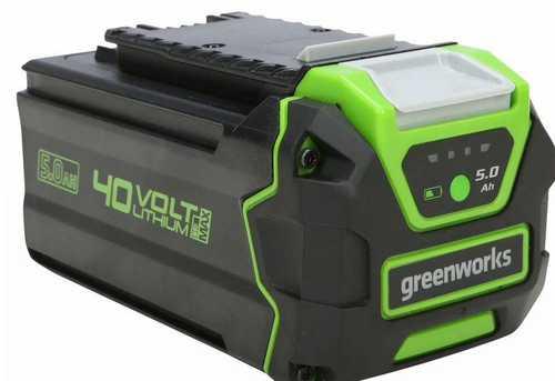 Аккумулятор Greenworks G40B5, 40v, li-ion, 5 Ач