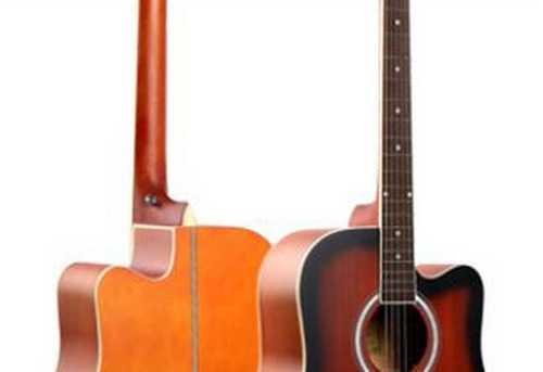 HS-4140-MAS Акустическая гитара, с вырезом, красны