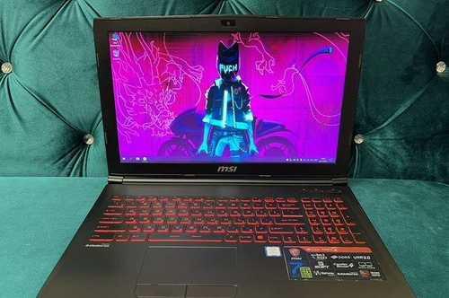 Игровой MSI GL62 i7 gtx1050ti 17GB FHD IPS