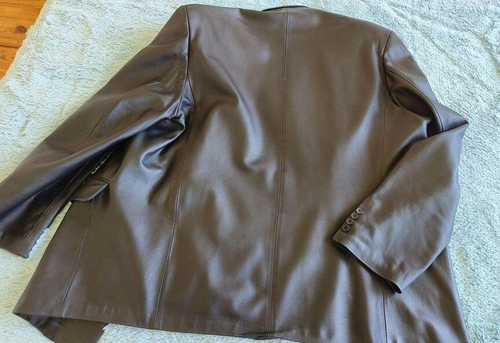Пиджак кожаный мужской р.56