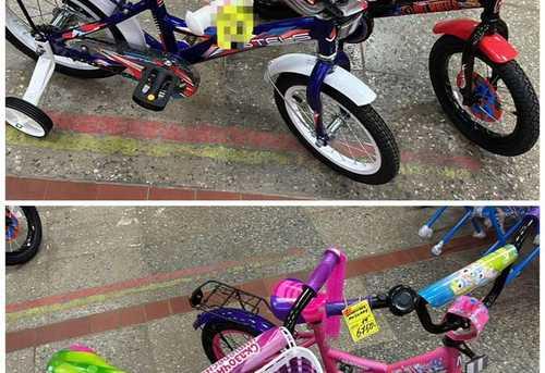 Велосипед детский 14" т.м.Stels 3-5 л с багажником