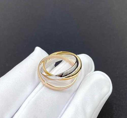 Золотое кольцо Cartier Trinity
