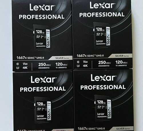 Карты памяти Lexar Professional 1667x sdxc UHS-II