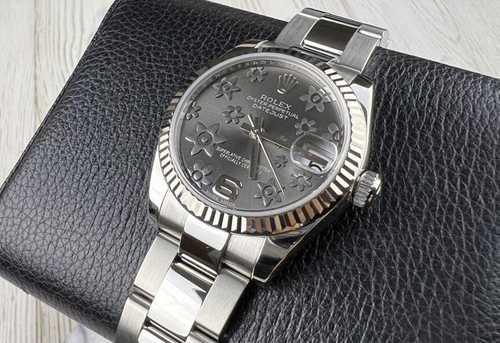 Часы Rolex Datejust 31 mm Grey Flower Dial 178274