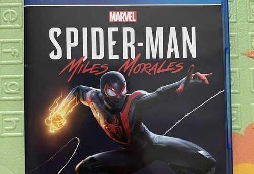 Игра на ps4 Marvel Человек-паук Майлз Моралес