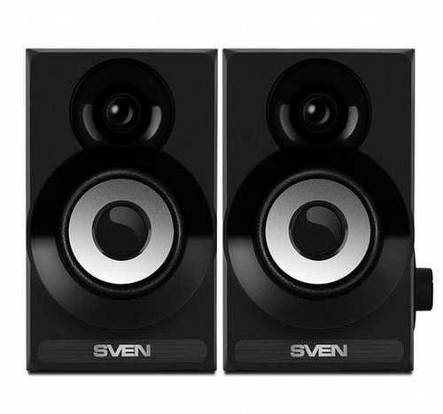 Sven SPS-517 2.0 (2x3W, USB+бп) дерево, black (Бог