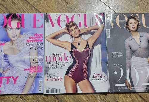 Журналы Vogue 2010г, 2012г, 2020г