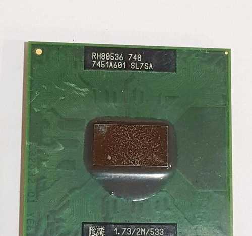 Процессор Intel Pentium M 740 SL7SA