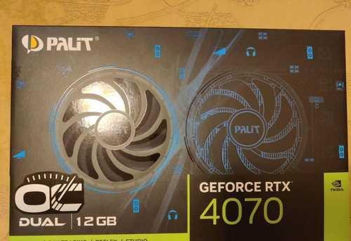 Видеокарта RTX 4070 Palit Dual OC (NEW / Гарантия)