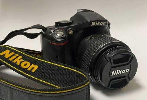 Название - фотоаппарат Nikon D5200