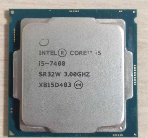 Процессор intel core i5 7400