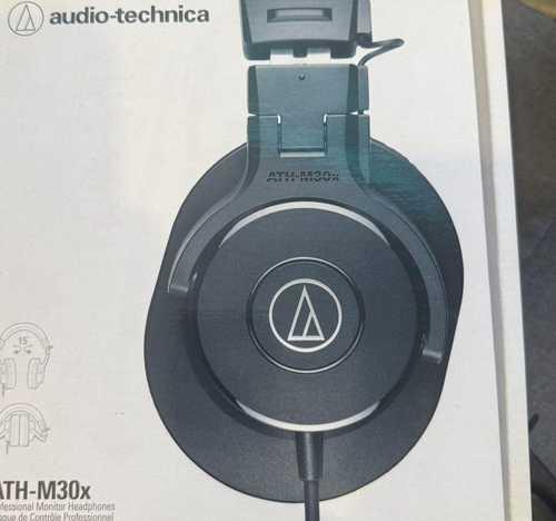 Студийные наушники audio technica ath m30x