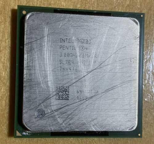 Процессор intel pentium 4 3.00ghz 1m 800