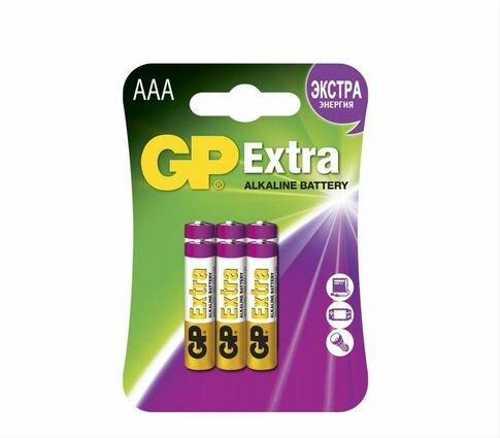 Батарейка GP Extra Alkaline Battery AAA