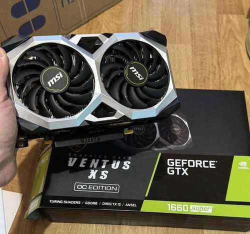 Видеокарта MSI GTX 1660 Super 6GB Ventus