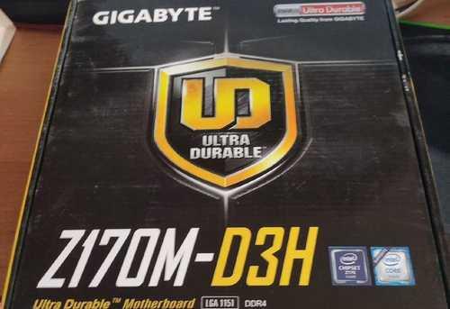 Gigabyte LGA1151 GA-Z170M-D3H Z170