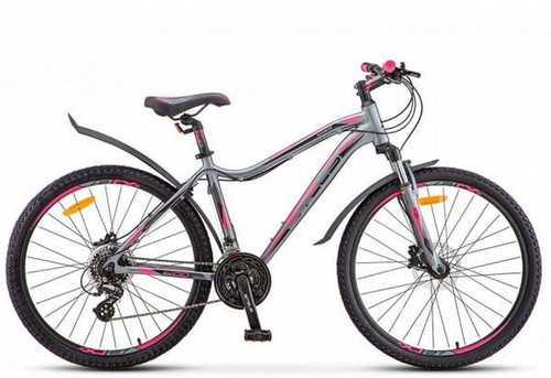 Новый. Велосипед Stels Miss-6100 D V010 Серый (LU