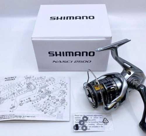 Катушка shimano 21 nasci 2500