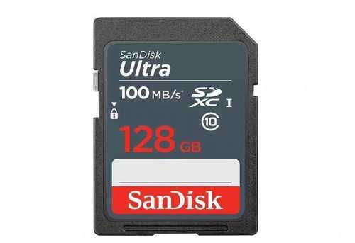 Карта sdxc SanDisk Ultra на 128GB