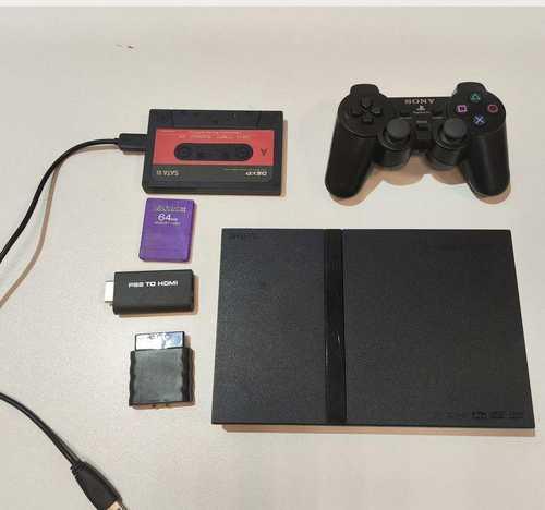 Sony playstation 2   128gb ssd прошитый