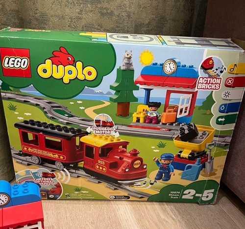 Lego duplo Town Поезд на паровой тяге