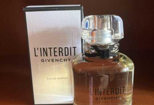 Духи женские l'interdit givenchy