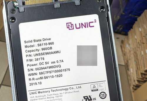 SSD 960GB unic2 S6110-960 новый