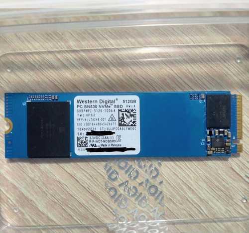 Ssd m2 nvme 512gb wd