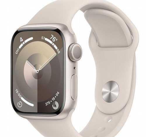 Apple Watch Series 9 41 мм S/M 130-180 GPS бежевый